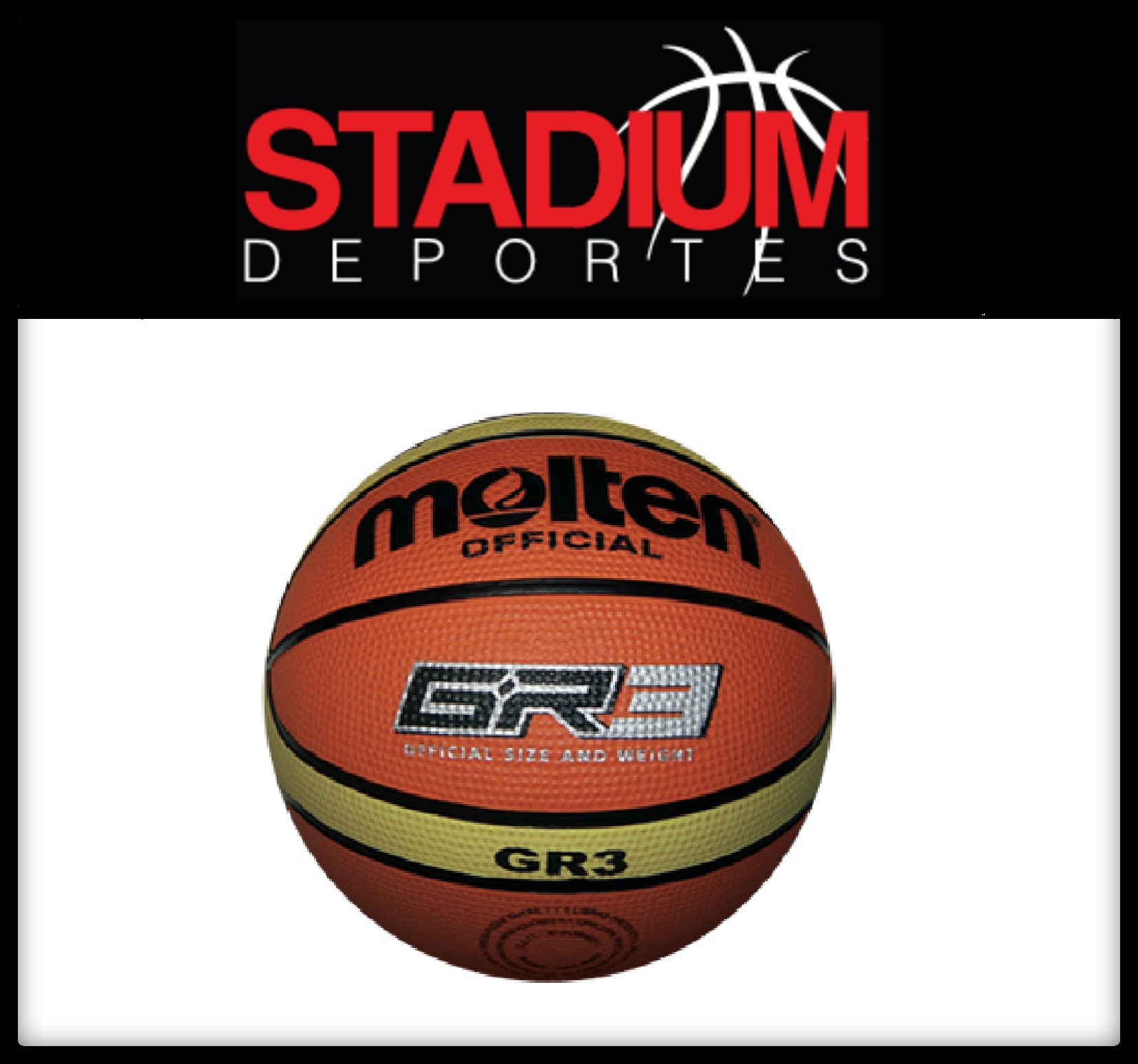 Pelota de basquet Molten GR3
